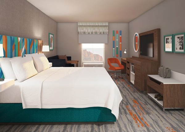 Hampton Inn Hotel Furniture Case Goods Hotel Bed Room Set T Furniture